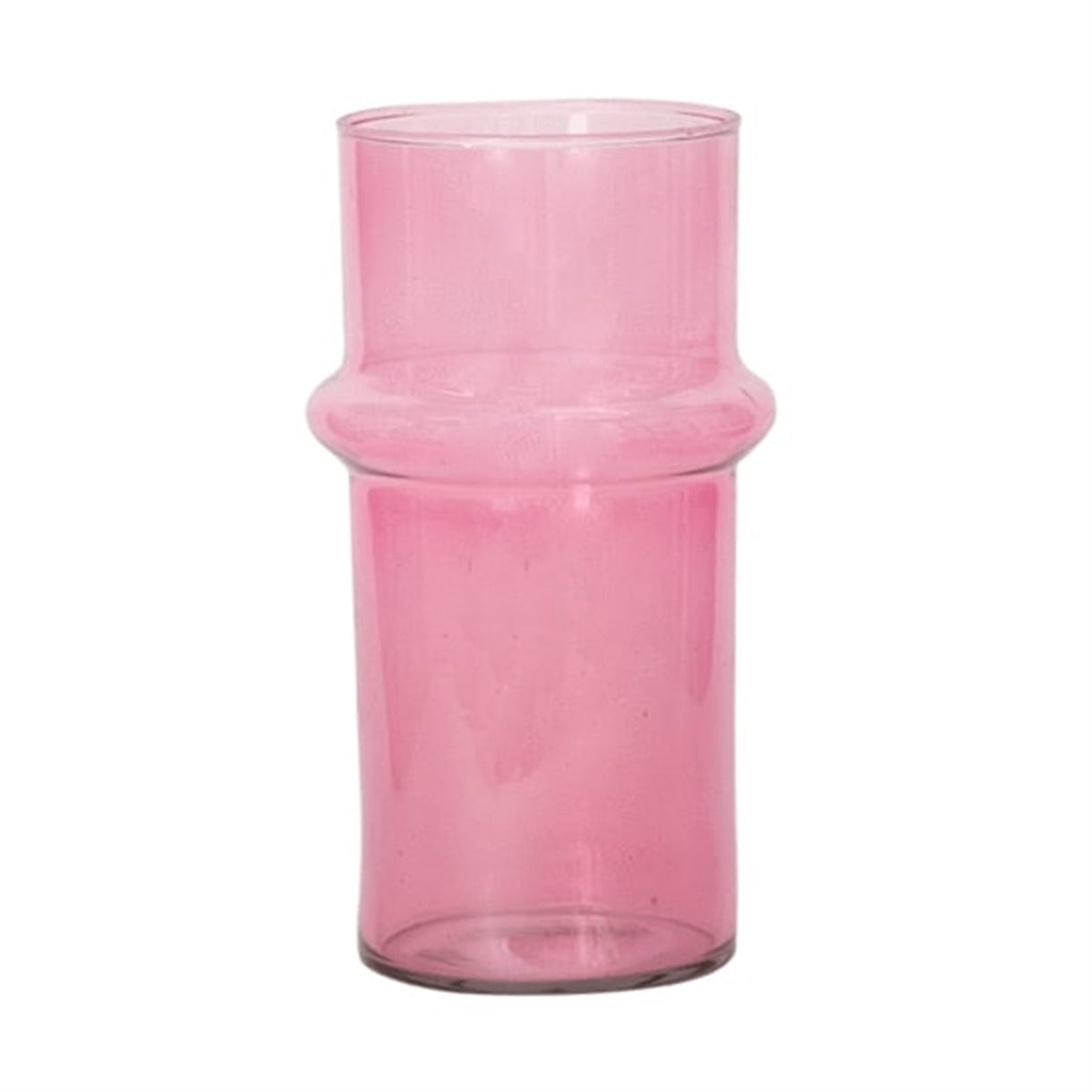 VASE RECYCLED GLASS PINK – KASA KADO